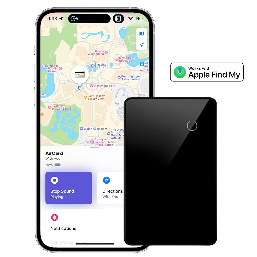 AirCard – Apple Find My Wallet Tracker Card | Slim Bluetooth Locator