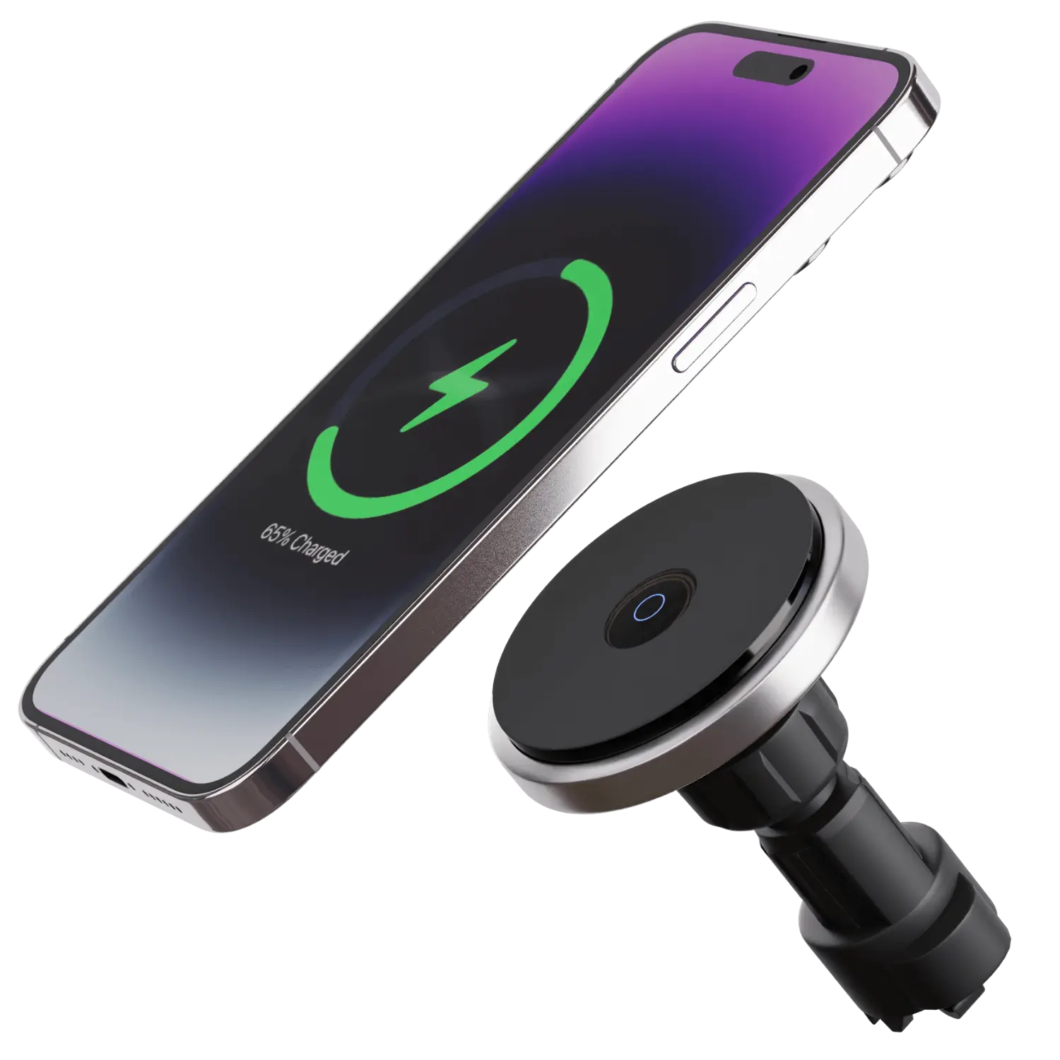 MagSafe Wireless Car Charger Mount for iPhone | Dash & Vent